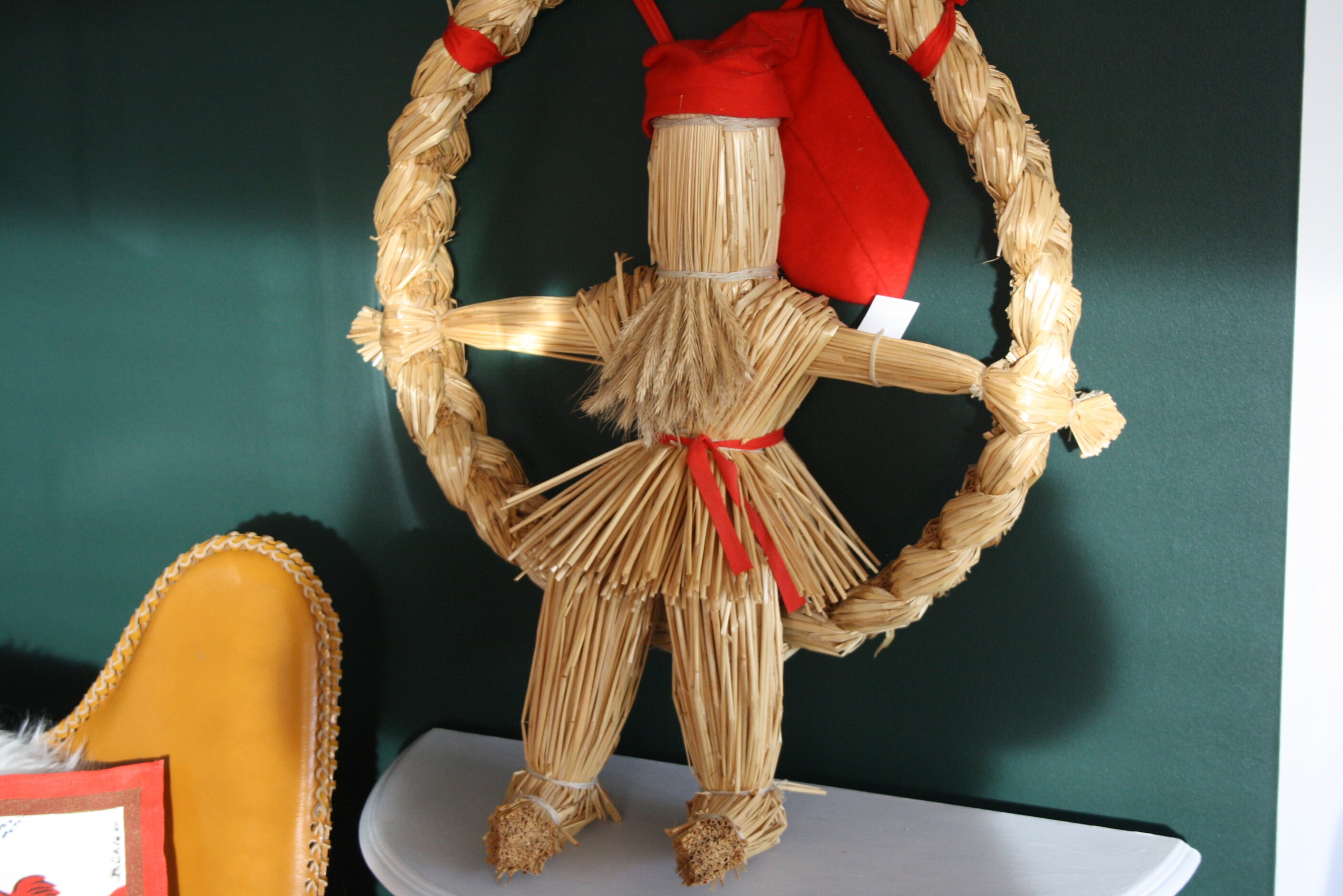 Adorable Swedish Straw Decoration / Christmas Decor / Straw Figurine ...