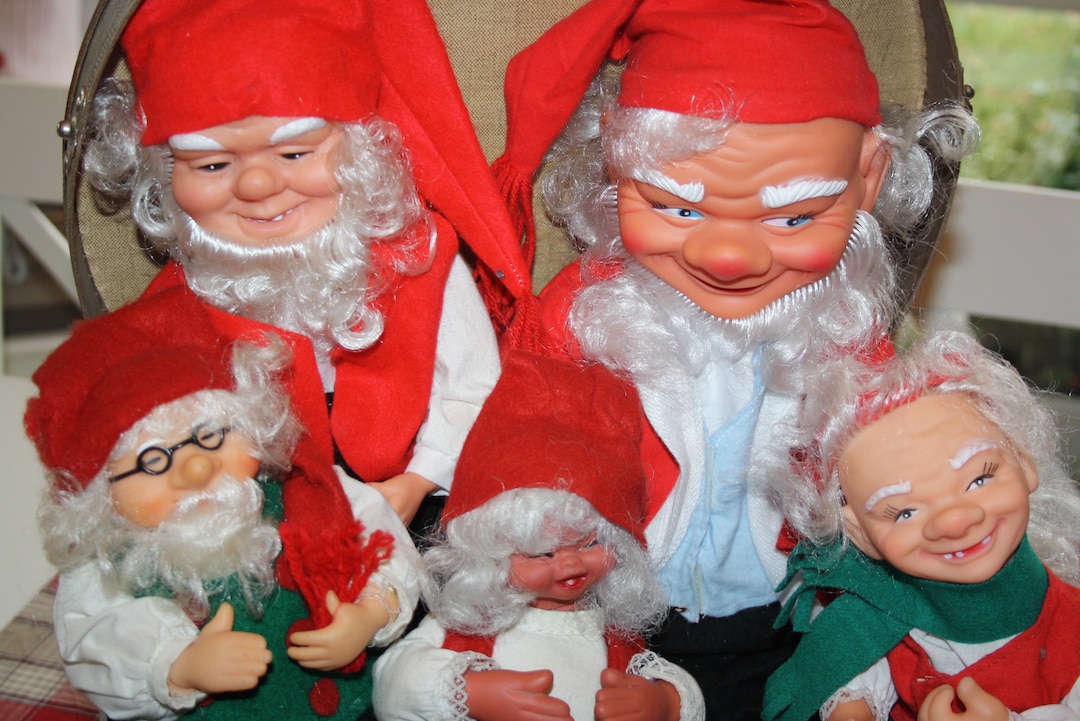 Rare Find/ Amazing Gnomes / 5 Different Vintage Gnomes / All in ...