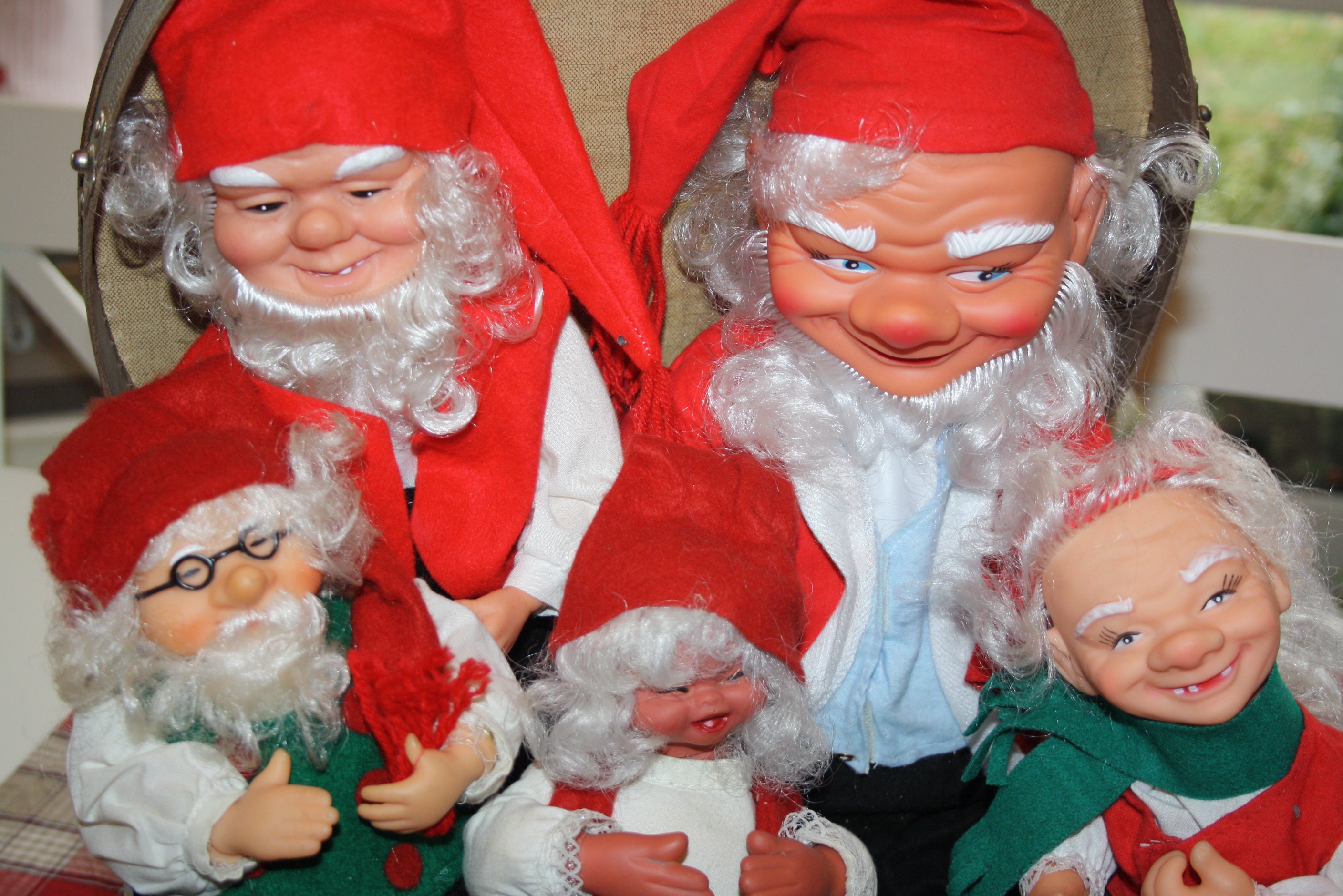 Rare Find/ Amazing Gnomes / 5 Different Vintage Gnomes / All in ...