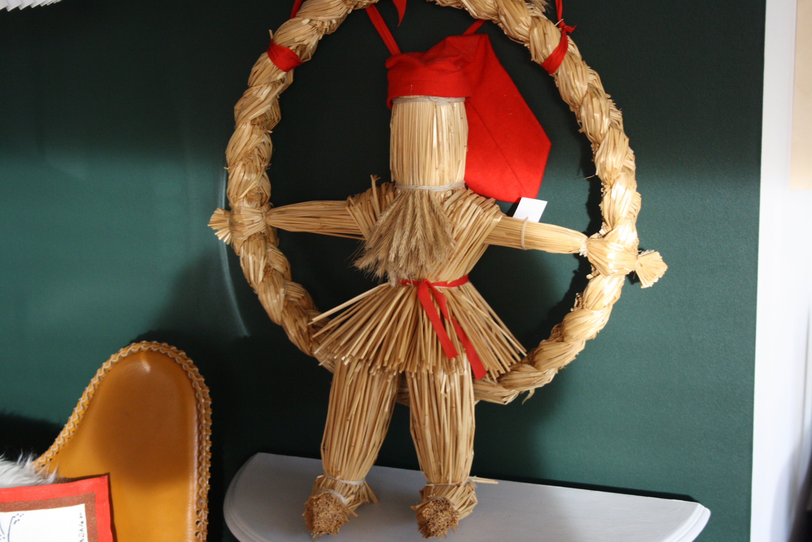 Adorable Swedish Straw Decoration / Christmas Decor / Straw Figurine ...