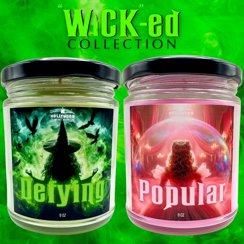Wicked Theme Candles - Etsy