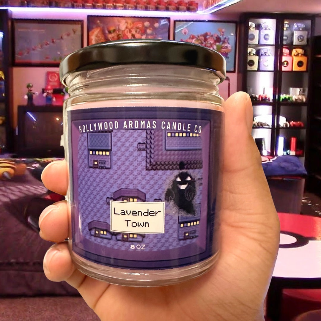 Pokémon Lavender Town Candle Nintendo Candle - Etsy