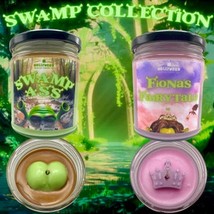 Fionas Fairytale shrek Candle Gift for Her Cotton Candy Soy Candle ...