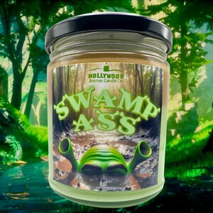 Swamp Ass (shrek Candle) | Funny Gift | Gift for Her | Gift for Him ...