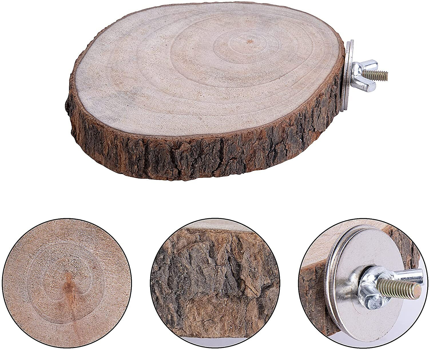 4 Pack Bird Parrot Toy Twirler Natural Wooden Toy Spinning - Etsy