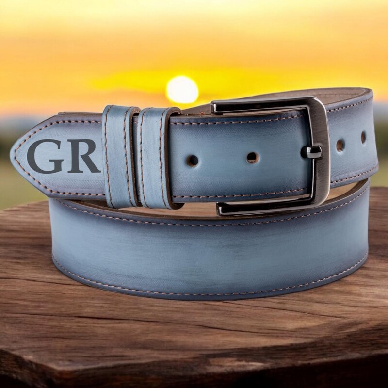 Blue Belt - Etsy
