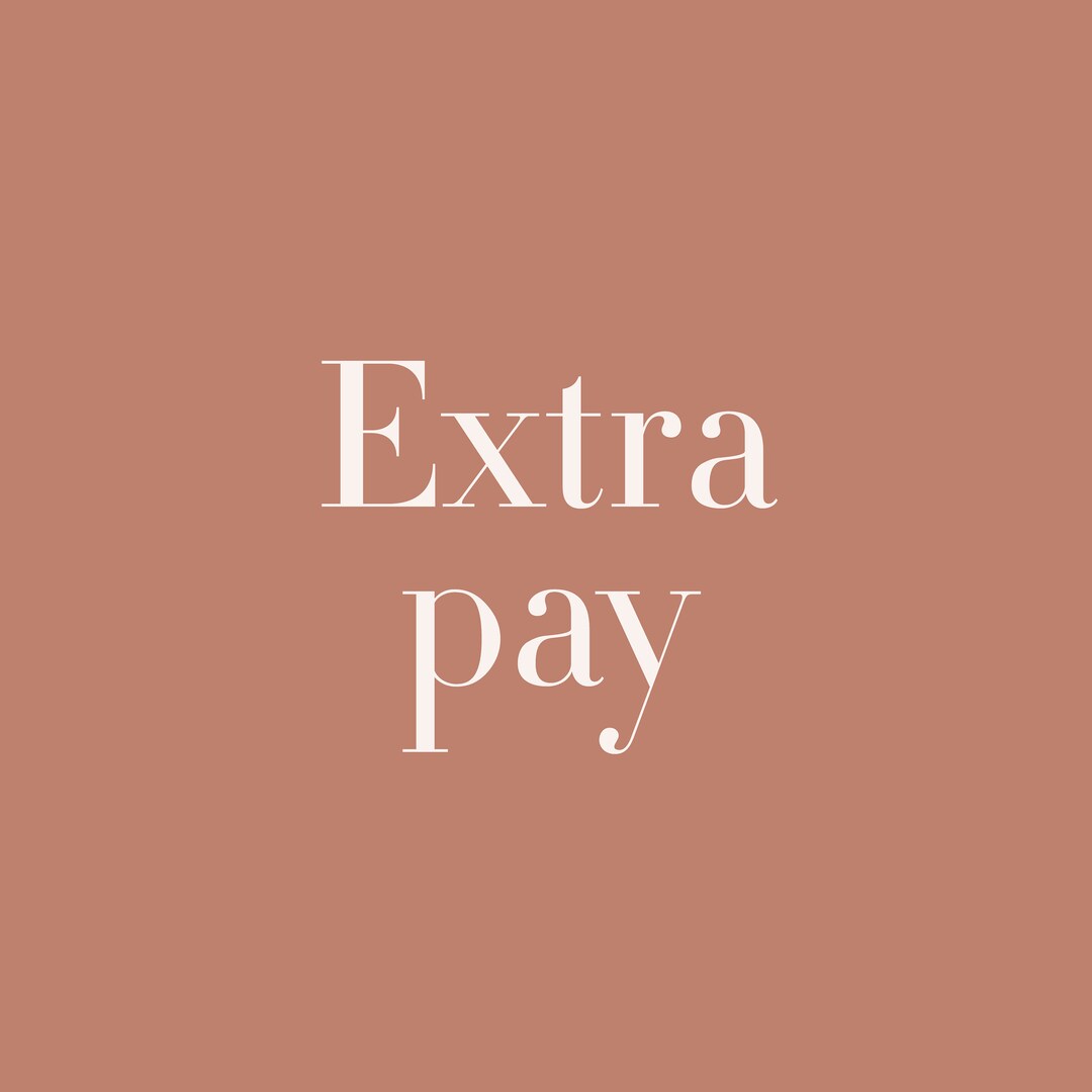 Extra Pay - Etsy