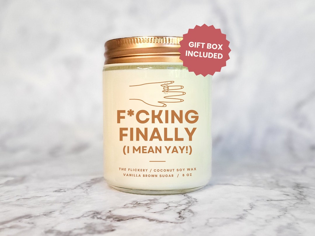 F*cking Finally, Just Engaged Gift, Engagement Gift for Her, Recently ...