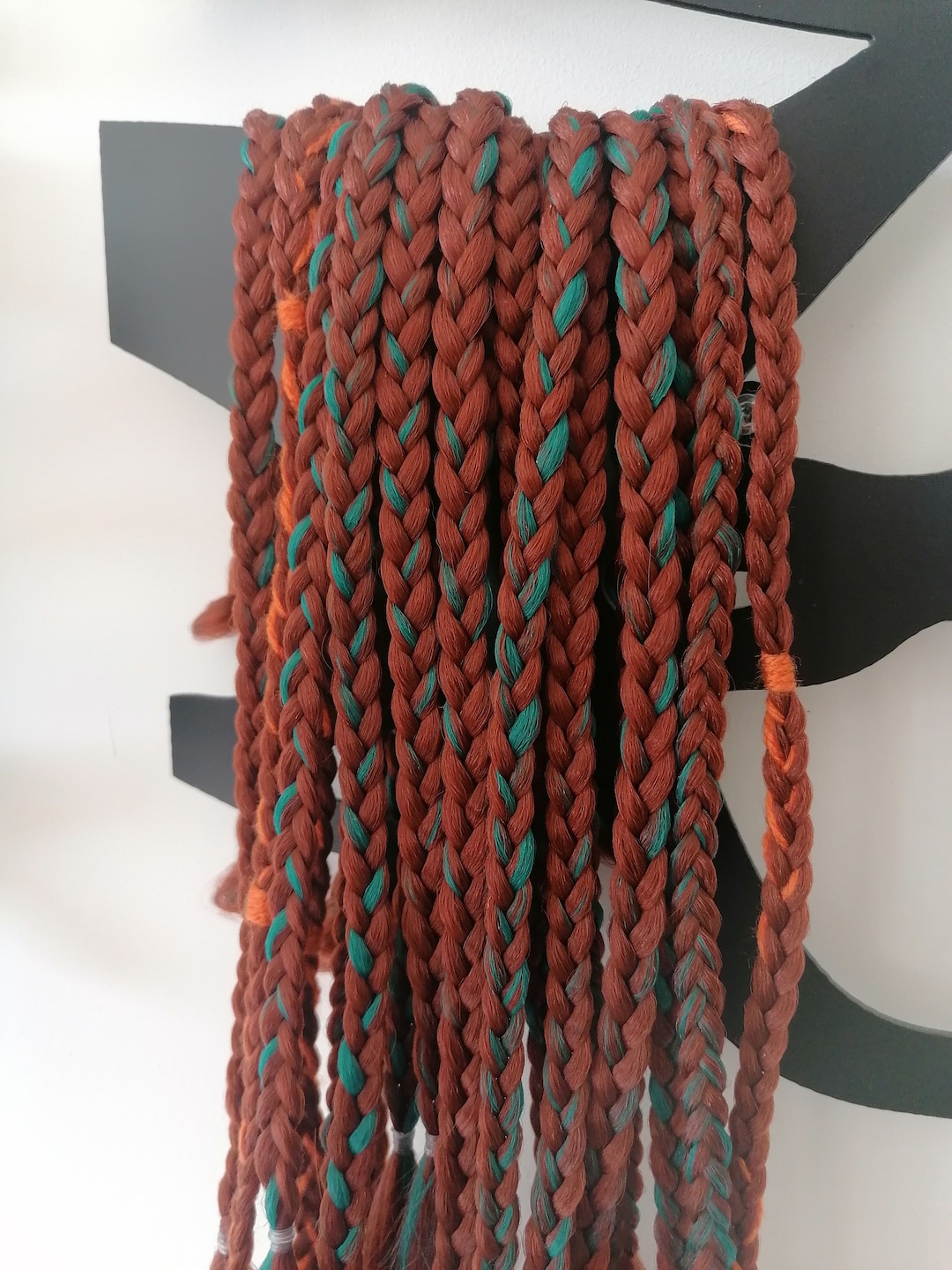 Viking Dreads COPPER RED Hair Extensions Clip in Dreads - Etsy