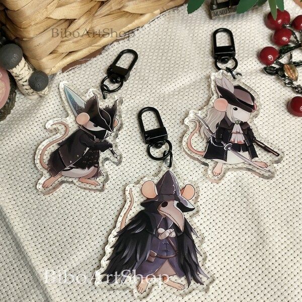 Bloodborne Keychain - Etsy