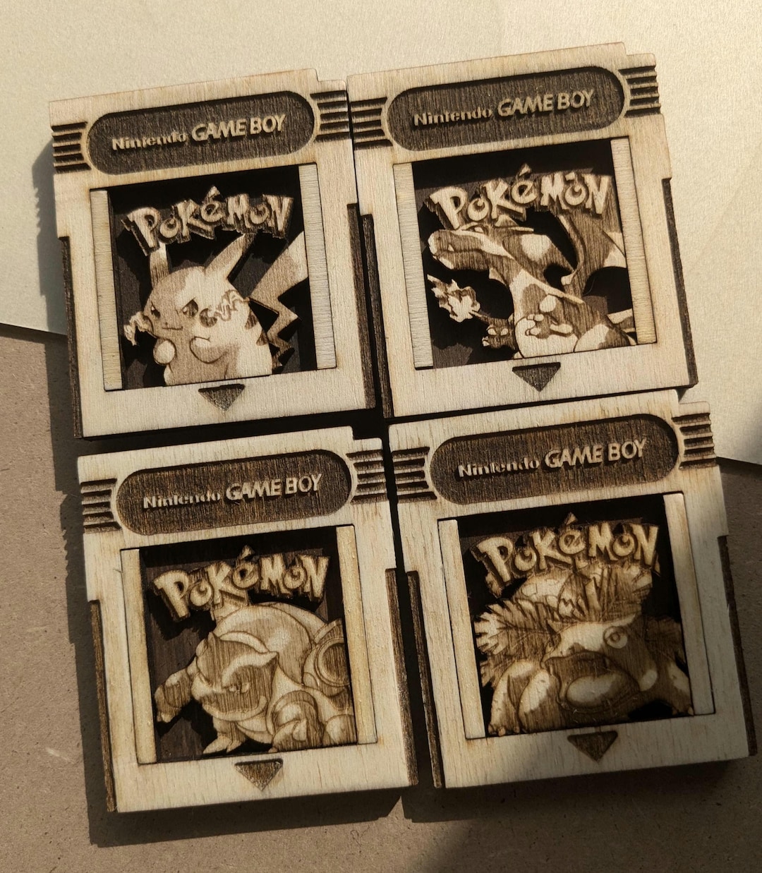 Pokemon Fridge Magnets Charizard, Pikachu, Blastoise, Venusaur, Gameboy ...