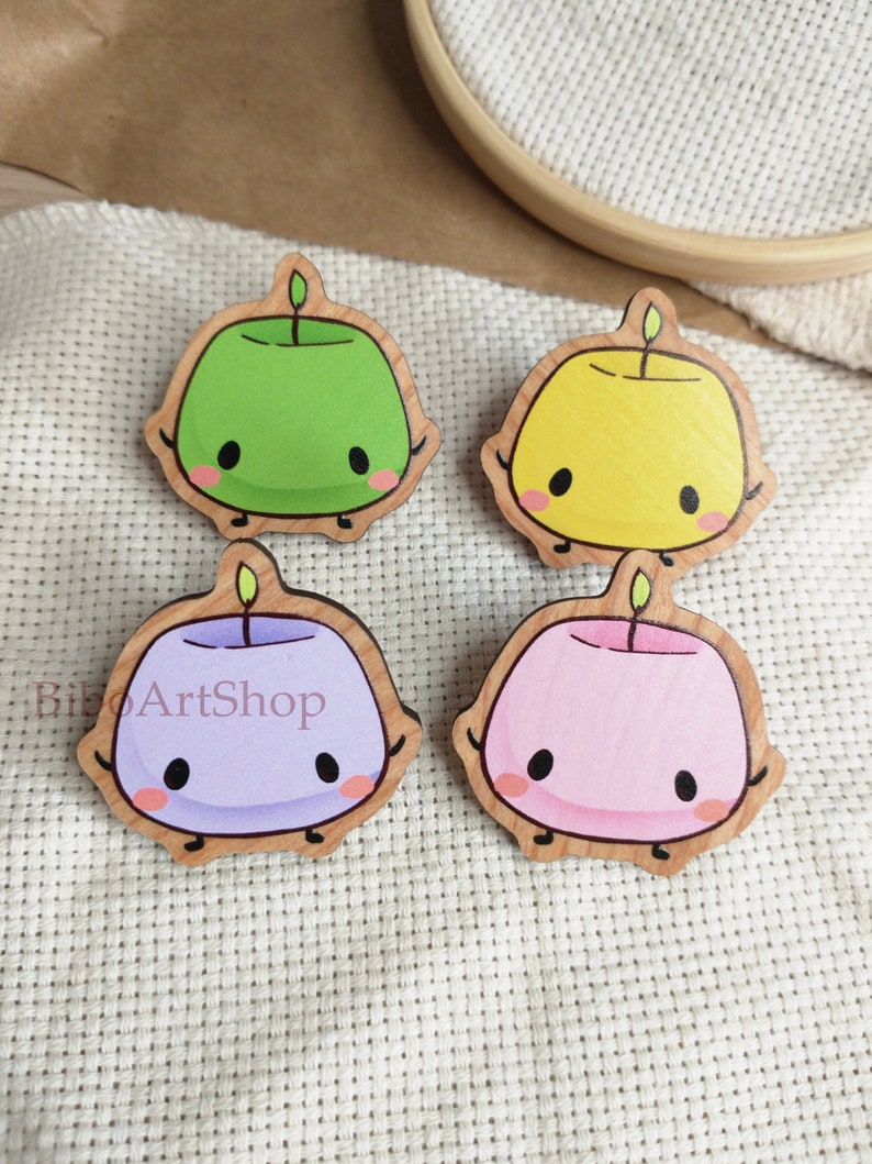 Stardew Valley Wooden Pins Gift for Her Videogame Junimo - Etsy