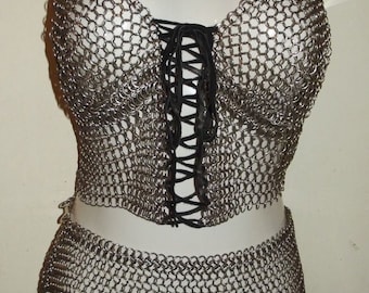 Chainmail Top Skirt - Etsy
