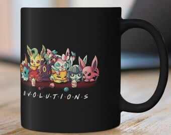 Anime Coffee Cup, Eevee Coffee Mug, Anime Decor, Anime Mug, Vaporeon ...