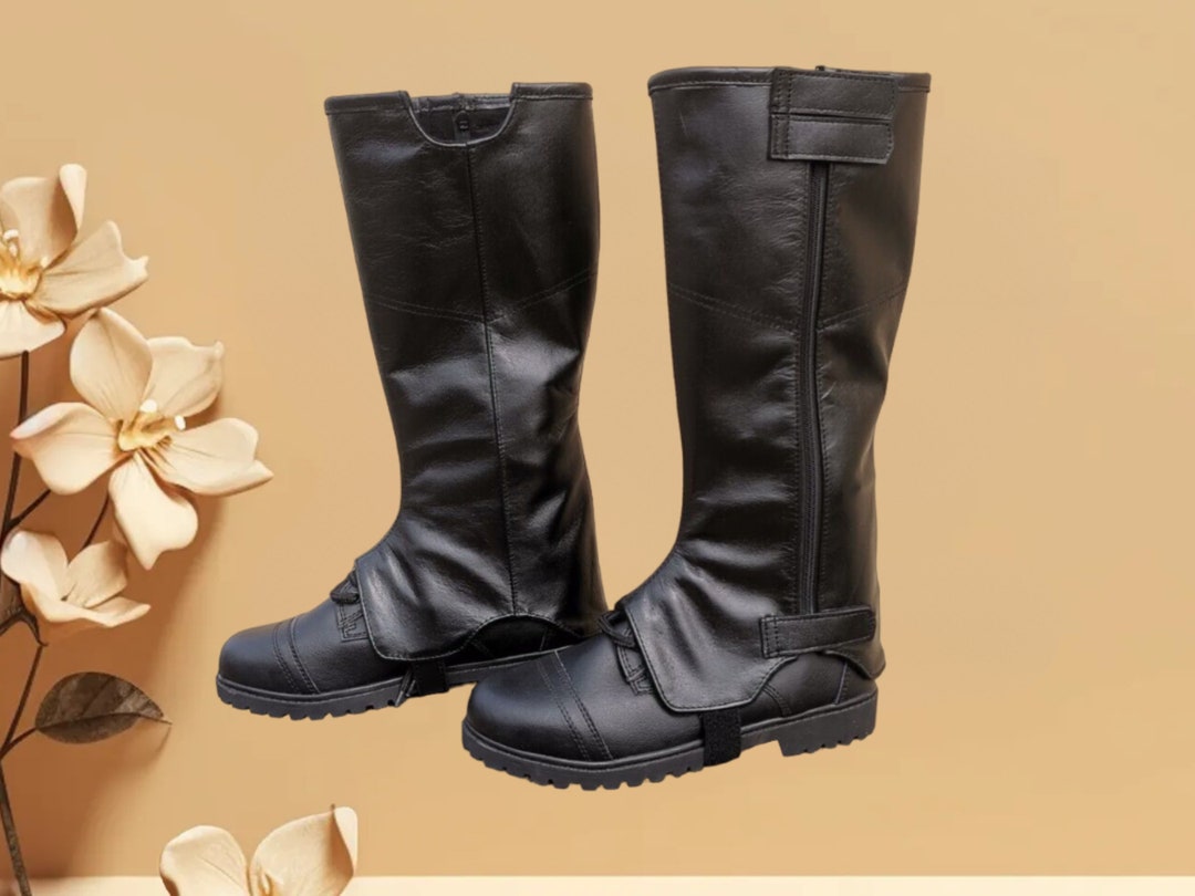 Boba Fett Inspired Leather Boot Cover, Bo-katan Kryze Boots Cover ...
