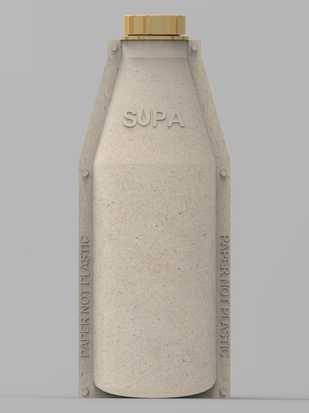 Sustainable PAPER BOTLES 500ml Earth-friendly Choice With Bio Latex ...