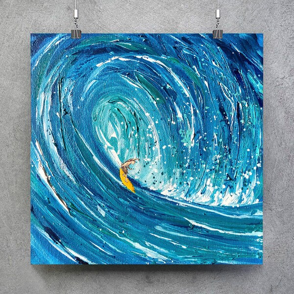 Wave Artwork - Etsy
