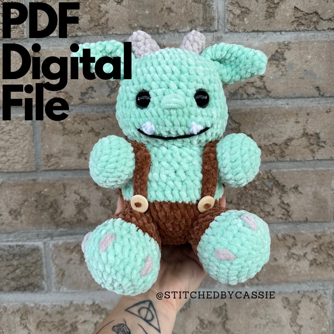 Ogre Crochet PDF Pattern - Etsy