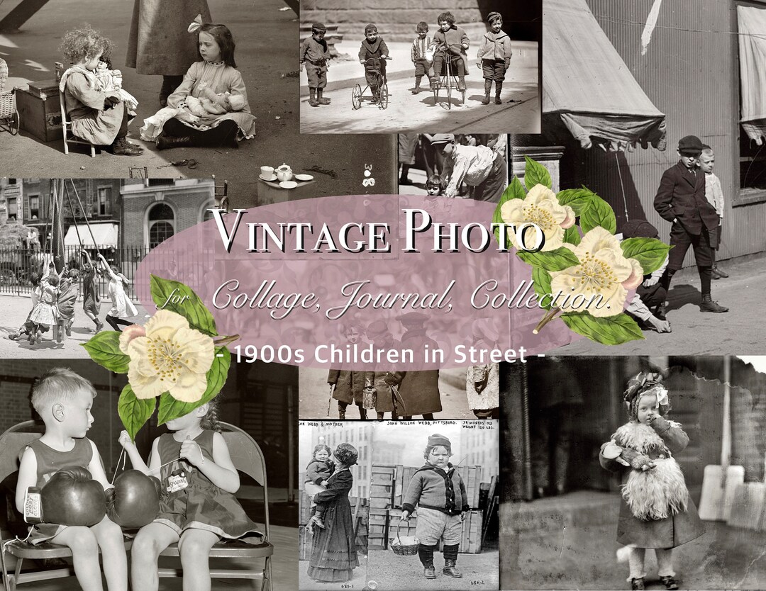 Vintage Journal Digital Photos Kids Photo Kids Portrait 1900s Children ...