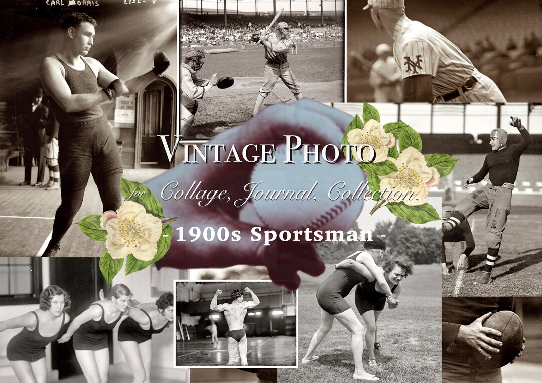 Vintage Journal Digital Photos Printable Portraits 1900s Sportsman ...