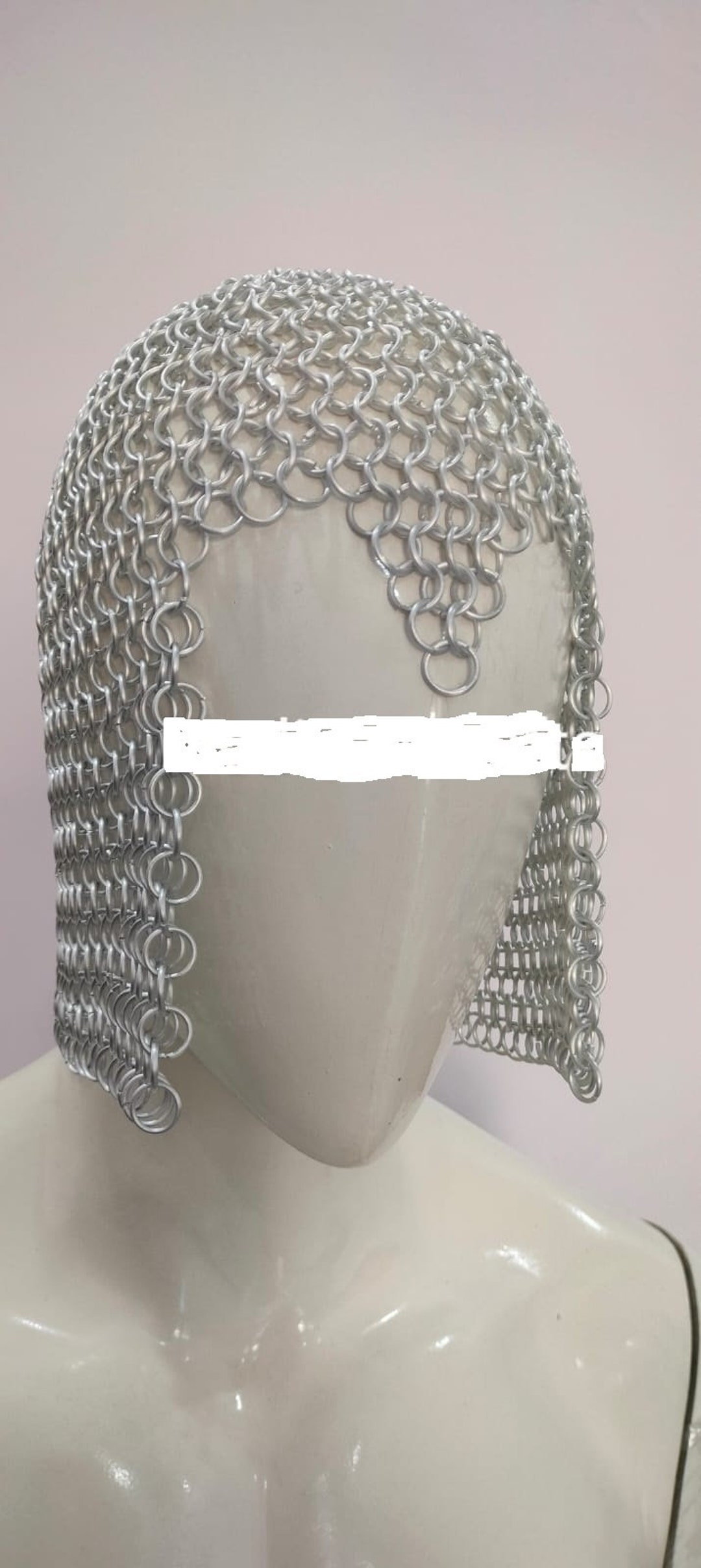 Medieval Chain Mail Unique Product Aluminum Butted Round Rings Coif ...