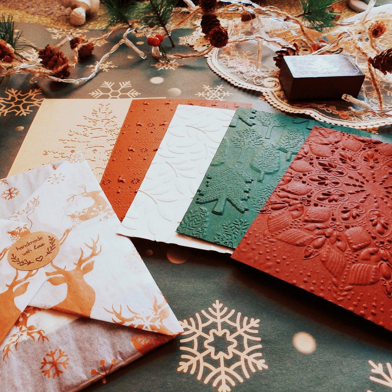 Embossed Paper - Etsy