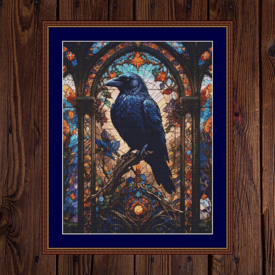 Raven Cross-stitch Pattern,instant Dowload,pdf Pattern,modern Cross ...