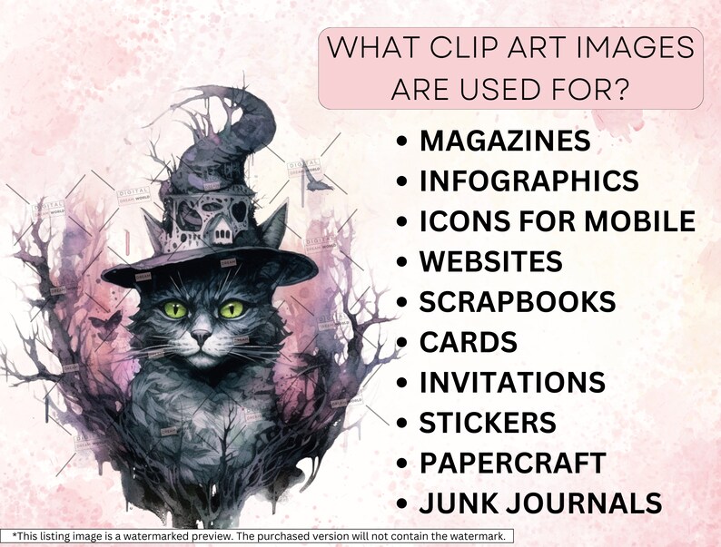 36 PNG Watercolor Pastel Witch Clipart Pastel Witchcraft Clip - Etsy