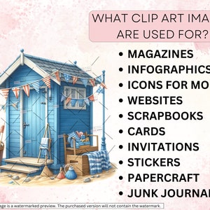 45 Watercolor Nautical Clipart Bundle, Beach Clipart Bundle, Travel PNG ...