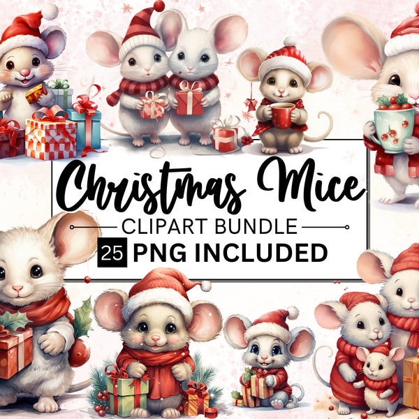 Christmas Mice - Etsy