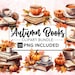 45 Autumn Gates Clipart Bundle, Watercolor Fall Season Clipart, Autumn ...