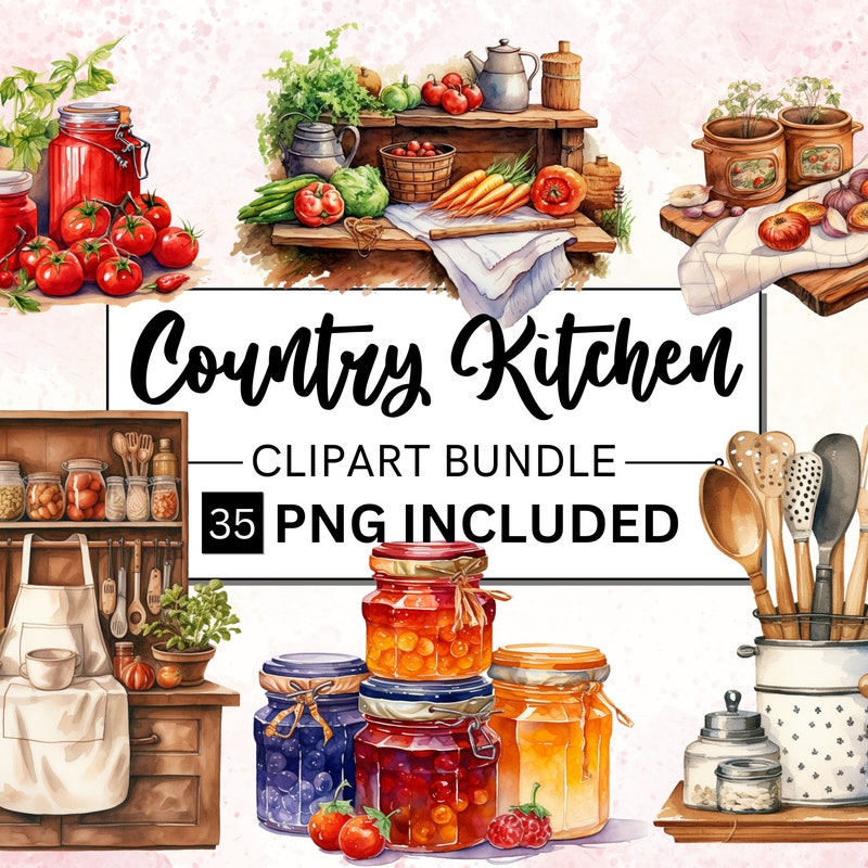 Kitchen Clipart - Etsy