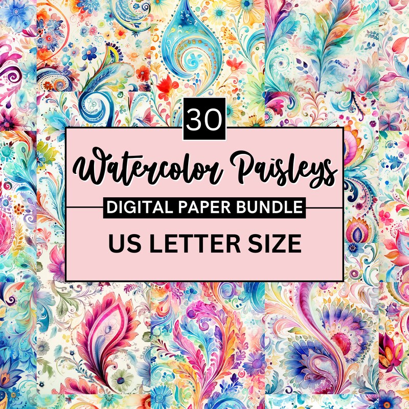 Paisley Paper - Etsy
