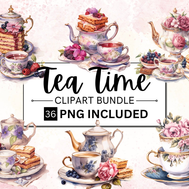 Tea Time Art - Etsy
