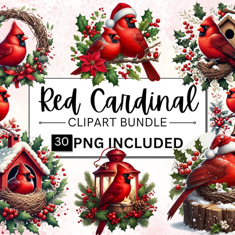 Images Christmas Cardinal - Etsy