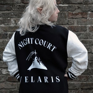 ACOTAR Inspired Velaris Night Court Varsity Jacket Rhysand Bat Boys ...