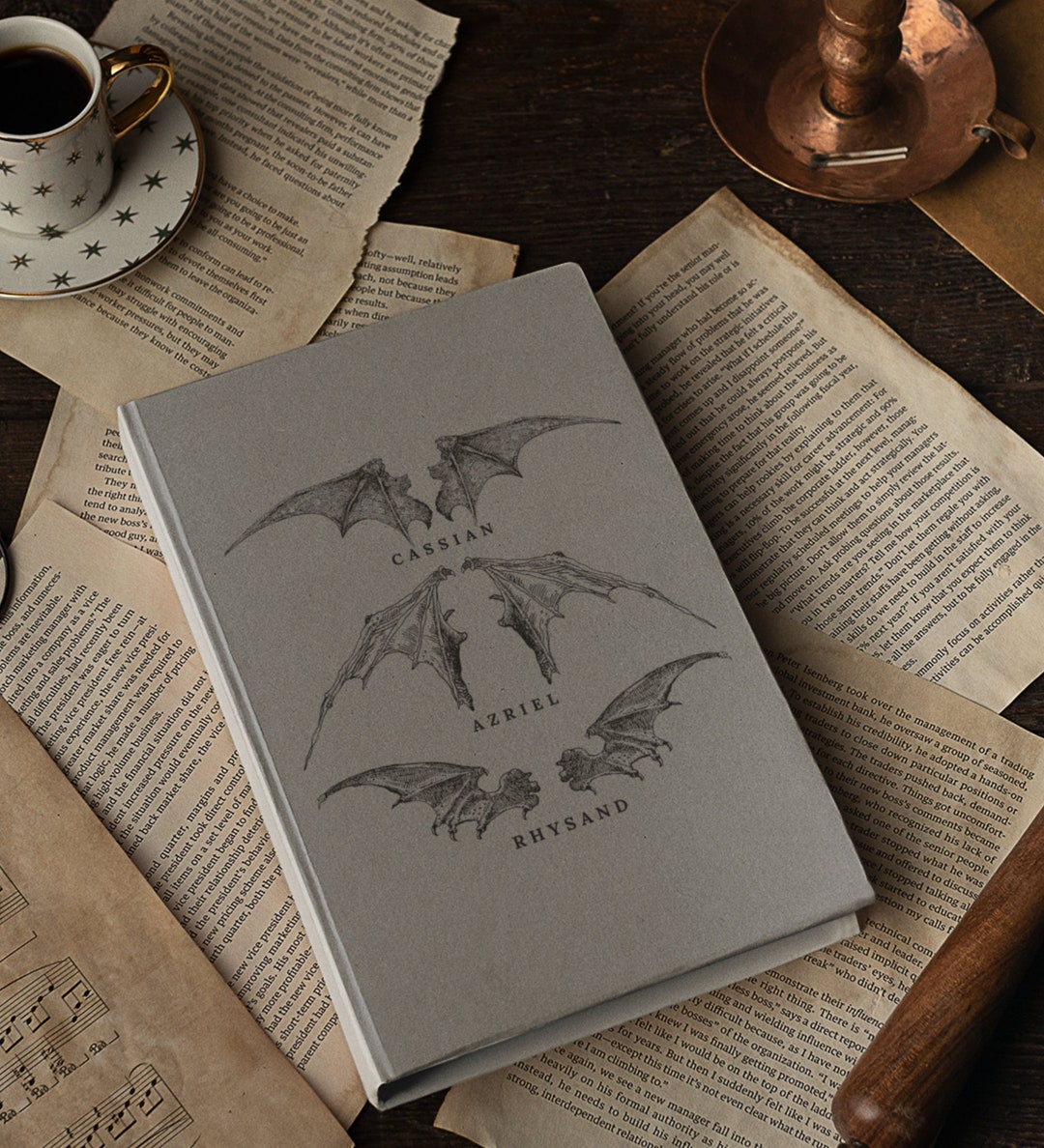 ACOTAR Inspired Bat Boys Illyrian Hardback Journal Rhysand Cassian ...
