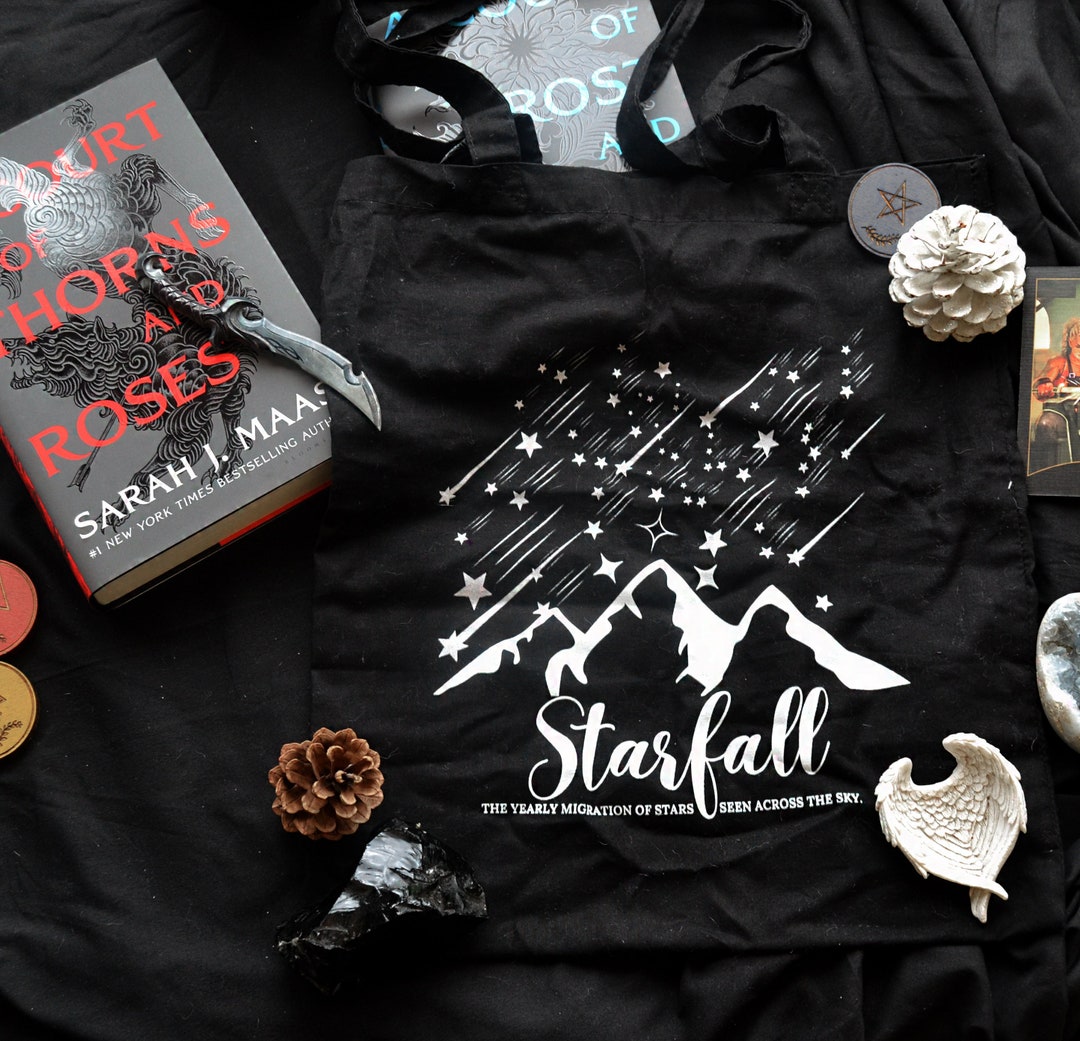 ACOTAR Night Court ' Starfall ' Inspired Tote Bag ACOMAF Rhysand Feyre ...