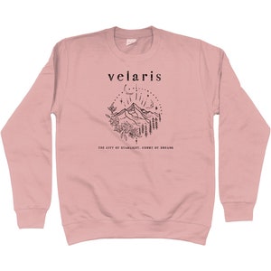 ACOTAR Inspired ' Velaris ' Sweatshirt City of - Etsy
