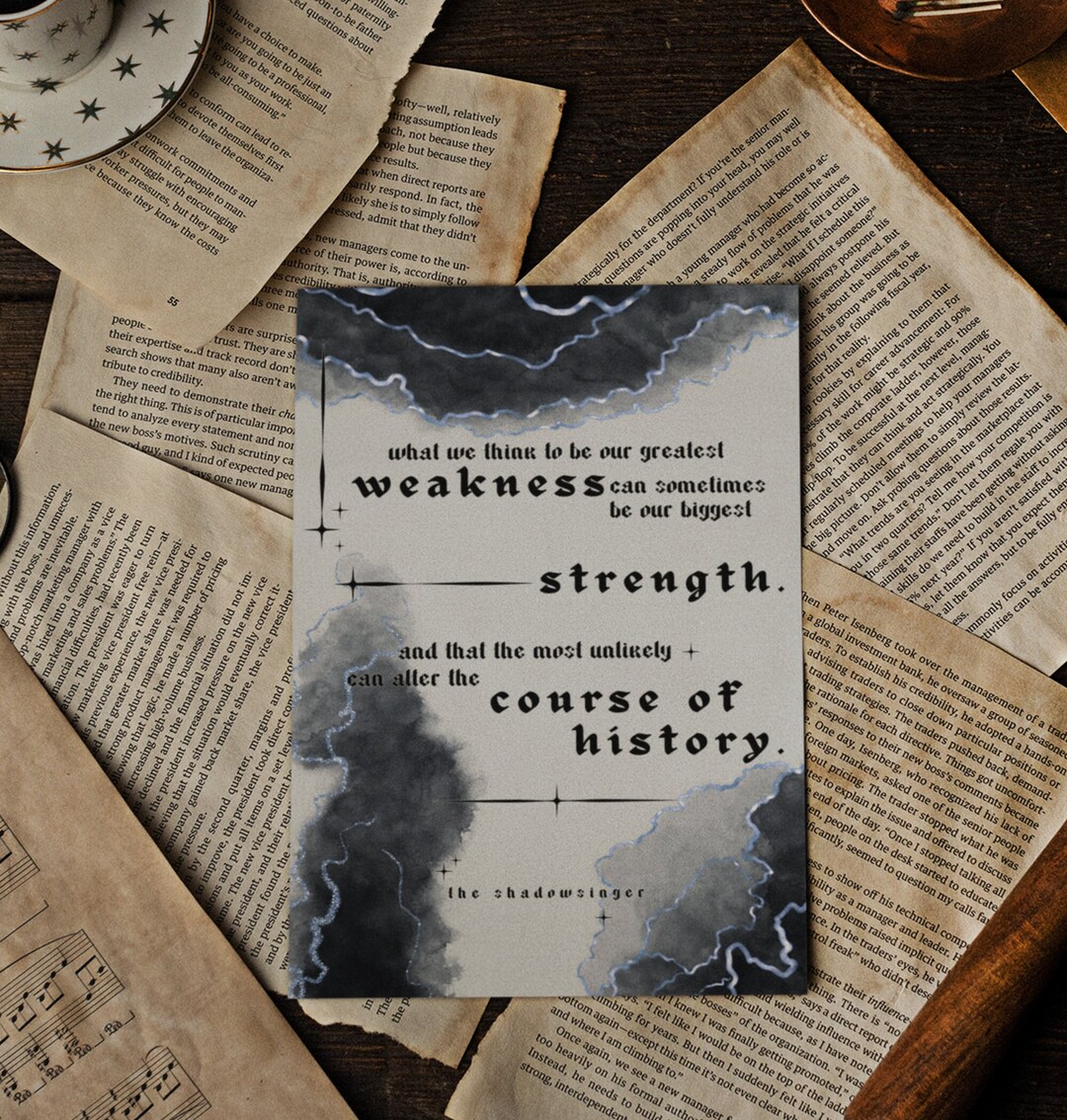 Art Print ACOTAR Officially Licensed 'what We Think to Be Our Greatest ...