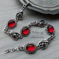 Vampire Bracelet. Vampire Charm Bracelet. Gothic Bracelet. Incubus ...