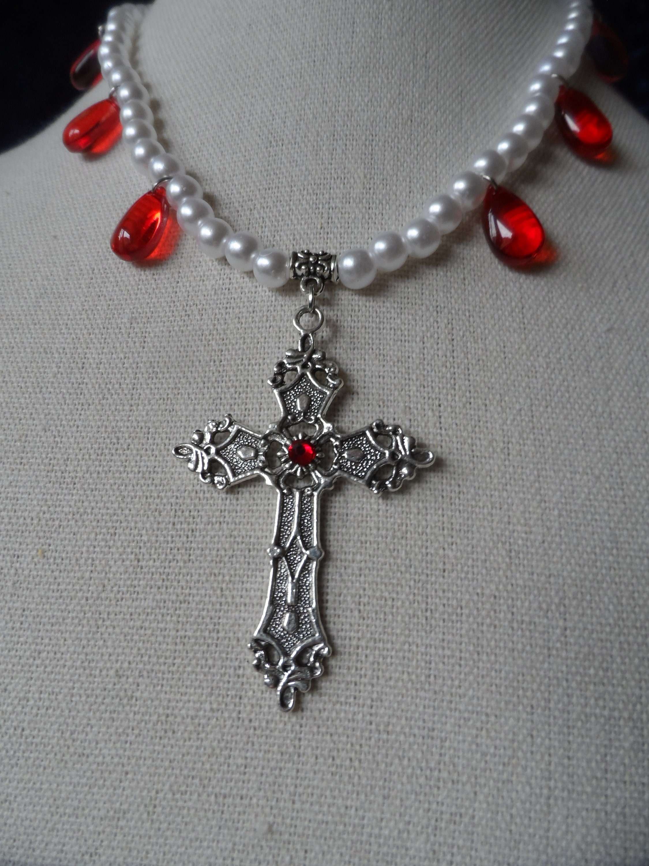 Bloody Pearls Halloween Mr. Hydes Blood Drop - Etsy