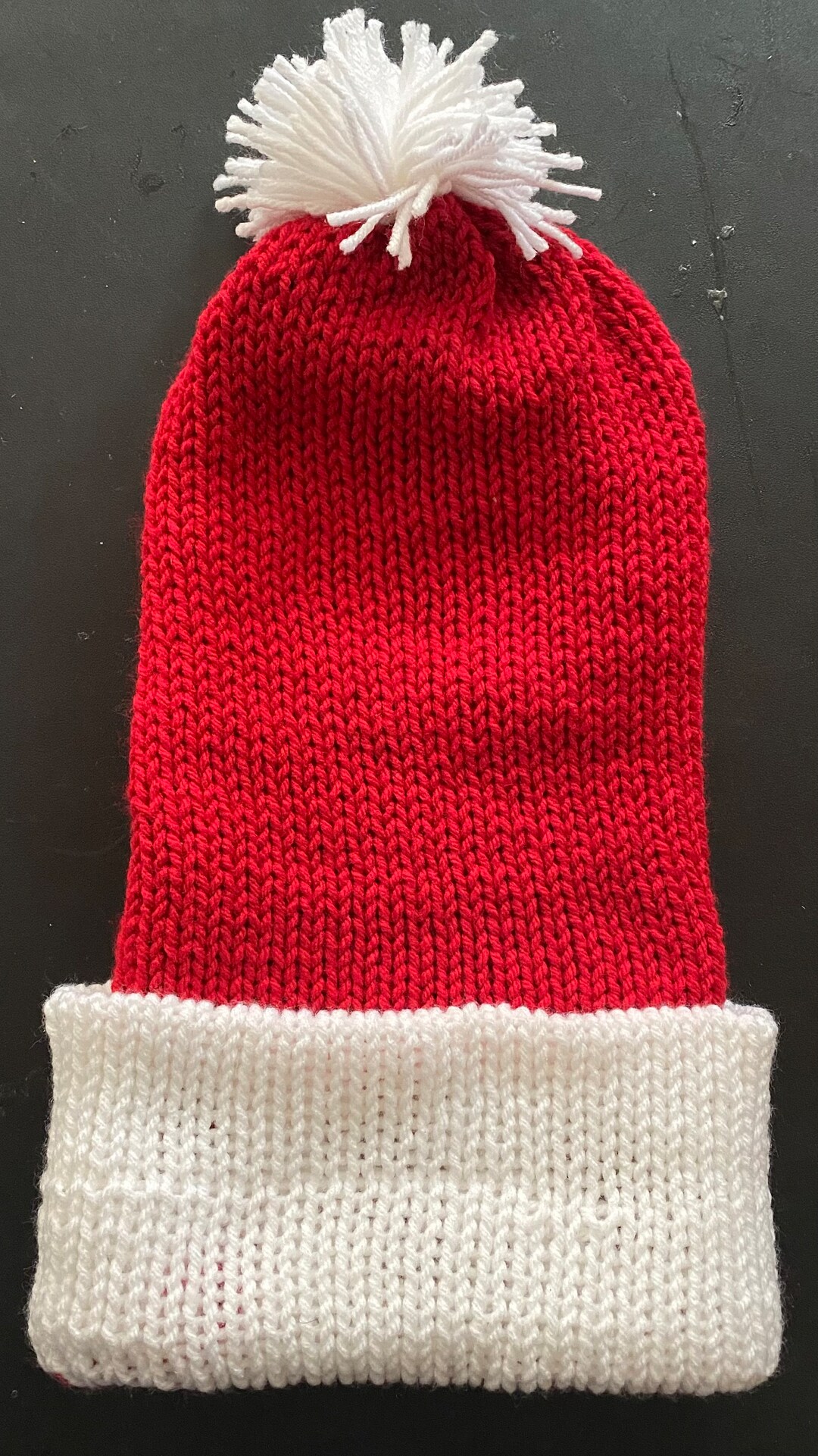 Classic Red and White Santa Claus Hat - Etsy