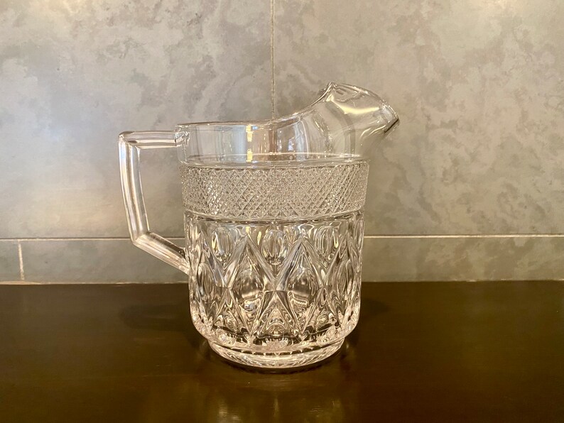 Vintage MCM Imperial Crystal cape Cod 60 Oz Pitcher. - Etsy