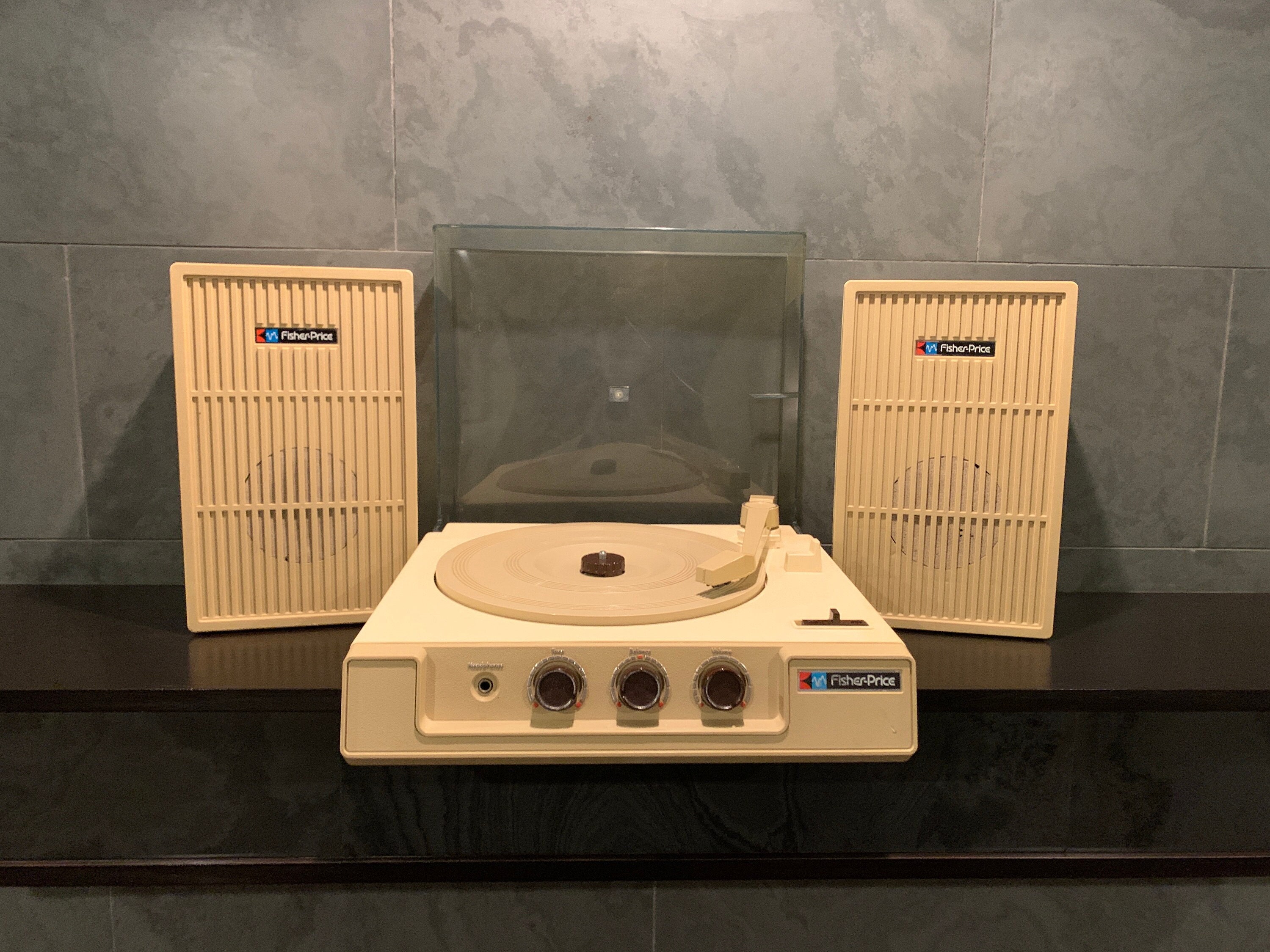Vintage 1983 Fisher-price Record Player and Speaker Set AS IS CONDITION ...