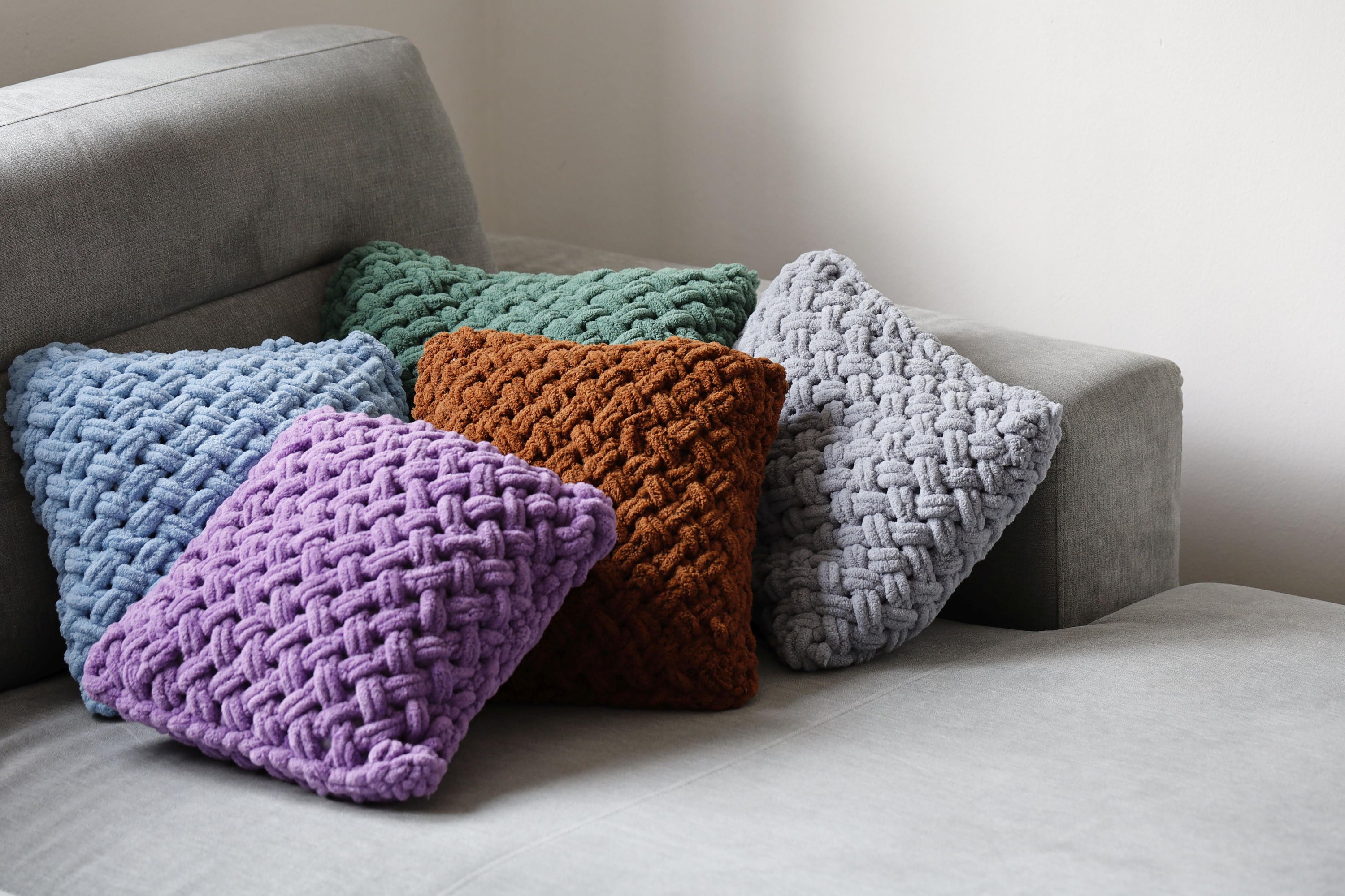 Handmade Puffy Pillow - Etsy