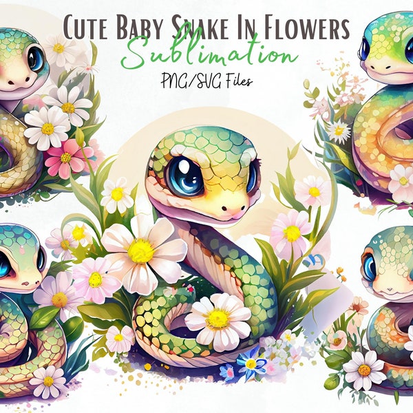 Snake Illustration - Etsy