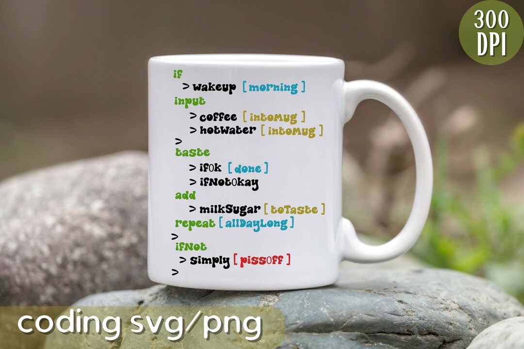 Coding Svg Coding PNG Retro Coffee PNG Programmer Svg - Etsy Canada