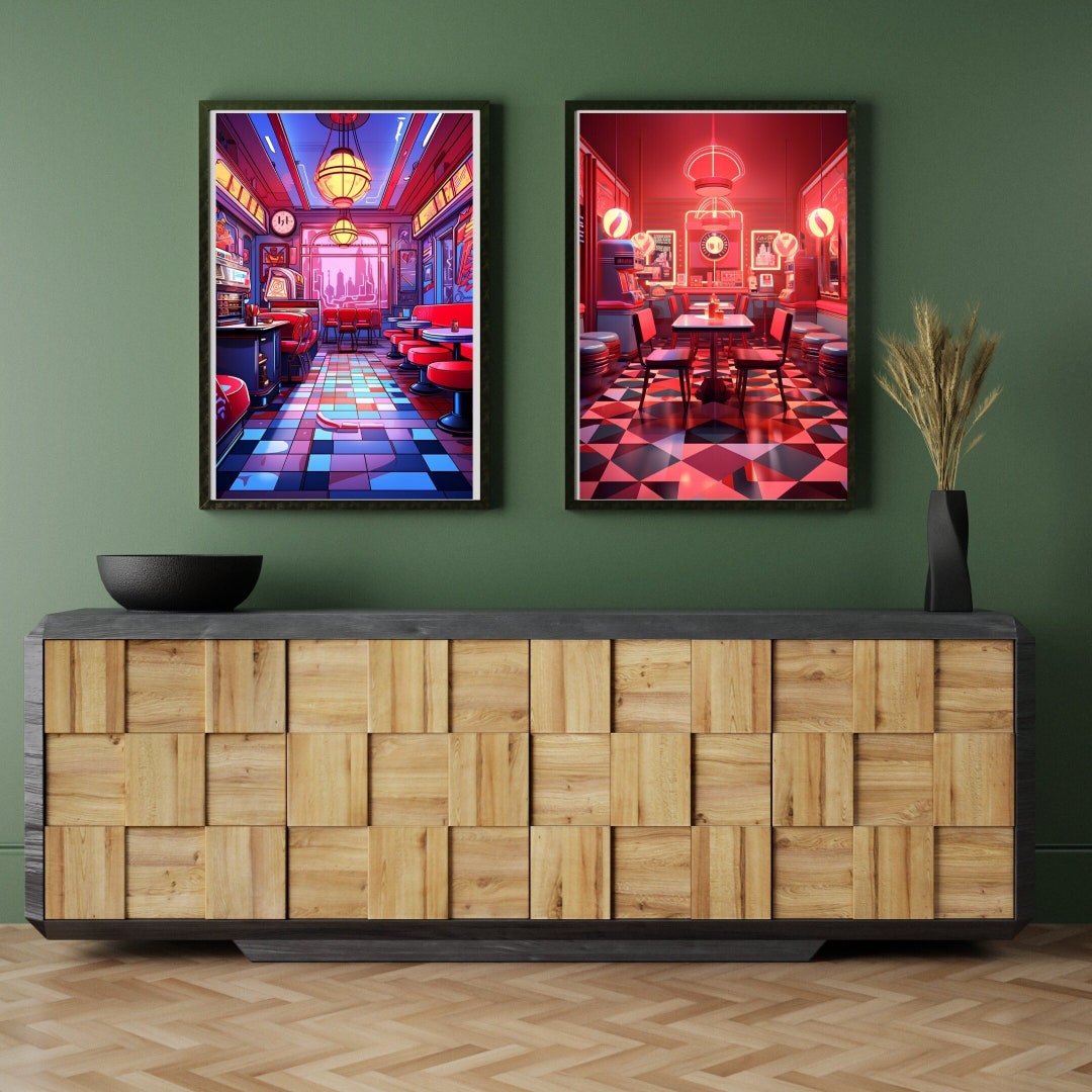 Retro Diner Poster/retro Poster/ Diner Poster/kitchen - Etsy