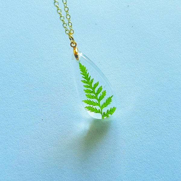 Fern Necklace - Etsy